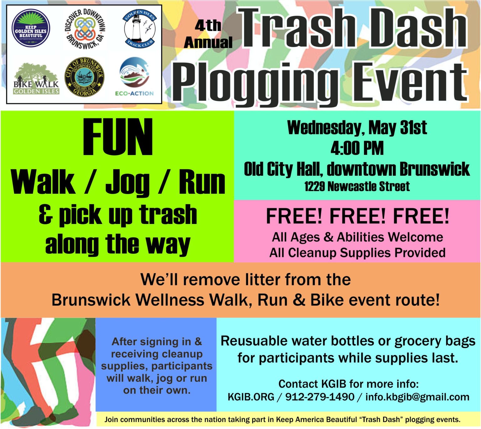KGIB Trash Dash Plogging Event - Discover Brunswick